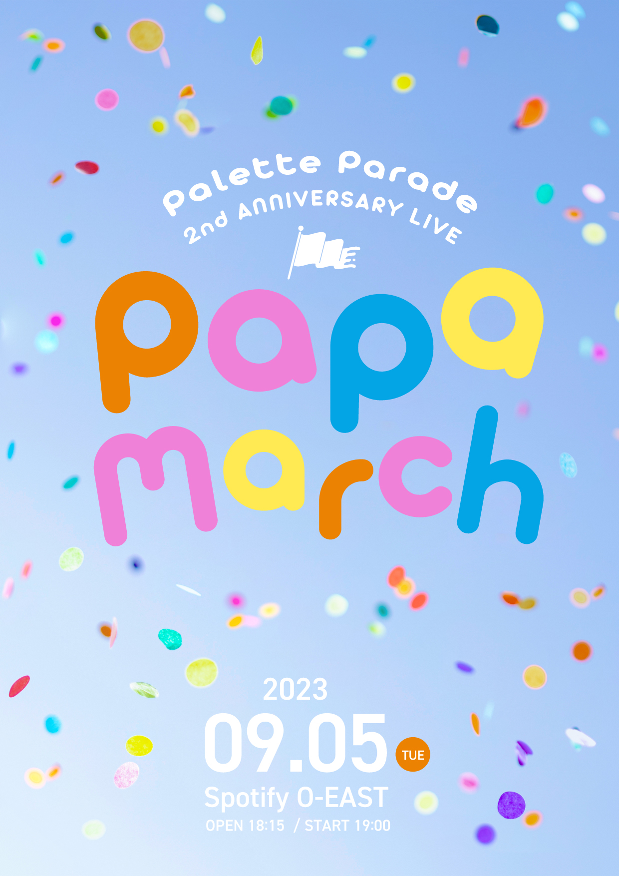 Palette Parade 2周年ライブ『Pa Pa March』詳細決定！！！ | Palette Parade 公式HP